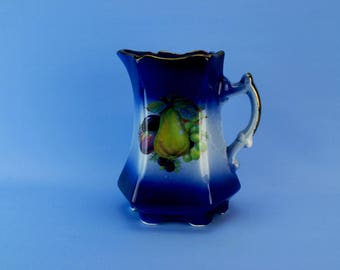 Flow blue pitcher | Etsy