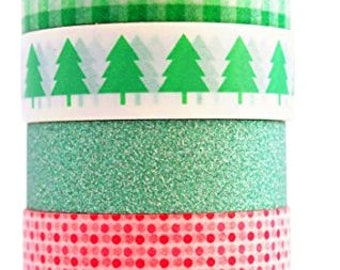Christmas washi tape | Etsy