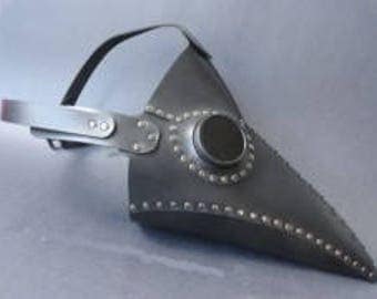 Leather face mask | Etsy