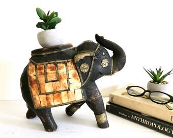 Elephant plant stand | Etsy