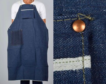 Denim apron | Etsy