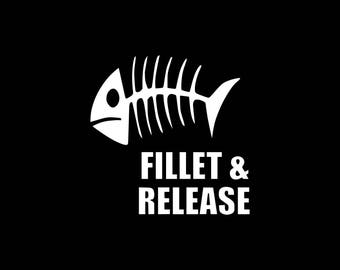 Funny fishing decal | Etsy
