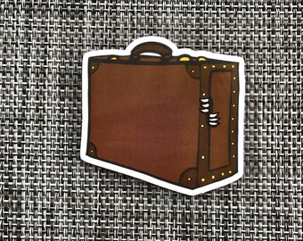 Suitcase stickers | Etsy