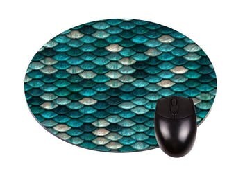 Aqua mouse pad | Etsy