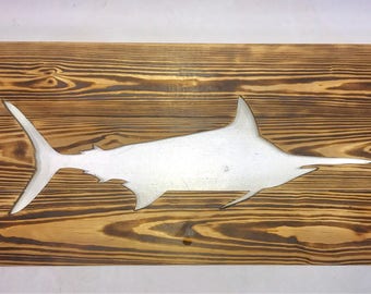 Marlin sculpture | Etsy