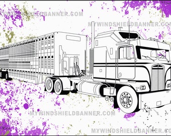 Truck driver svg | Etsy