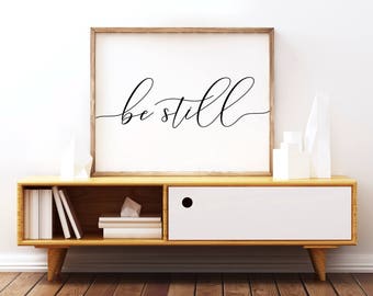 Be still printable | Etsy