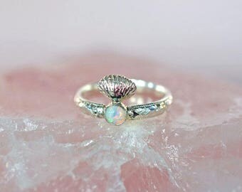 Seashell ring | Etsy