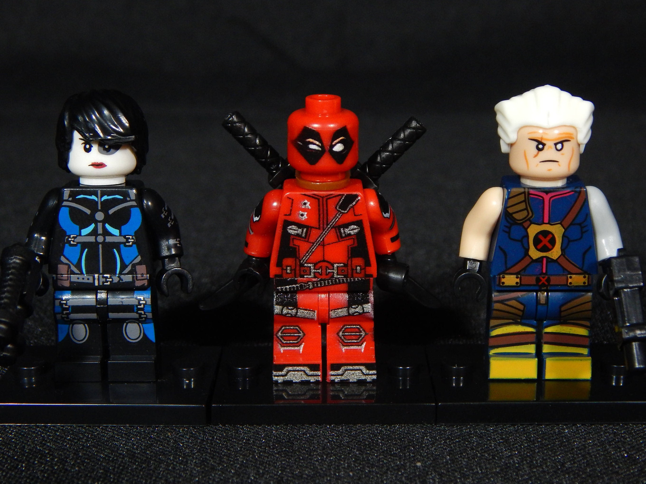 Deadpool 2 Movie Set Of 3 Custom Marvel Minifigures Cable