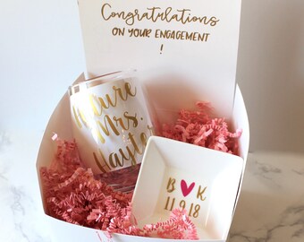 Engagement gift box | Etsy