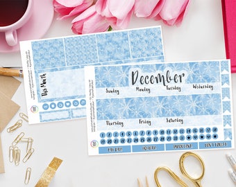 Snowflake stickers | Etsy