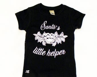 Santas helper shirt | Etsy