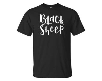Black sheep t shirt | Etsy