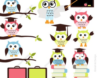 Cute school clipart | Etsy