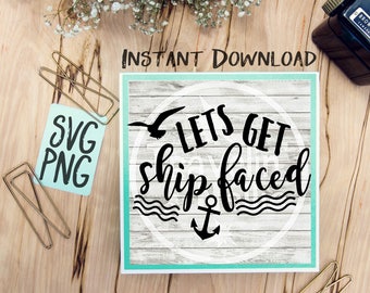 Ship faced svg | Etsy
