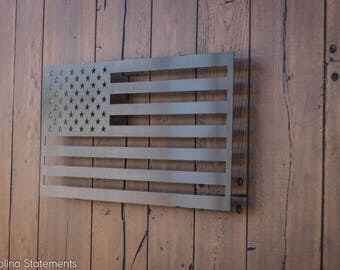 Metal american flag | Etsy