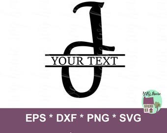 Split j svg | Etsy