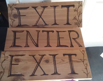 Custom driveway sign | Etsy