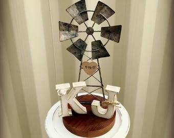 Country cake topper | Etsy