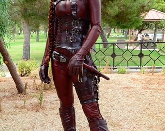 Leather catsuit | Etsy