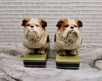 Dog bookends | Etsy