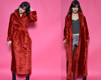 Faux fur robe | Etsy