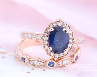 Sapphire wedding | Etsy