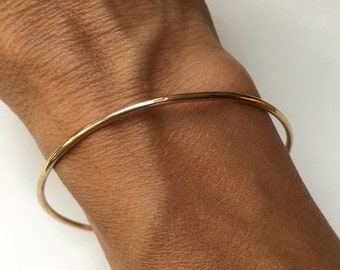 Gold bangle | Etsy