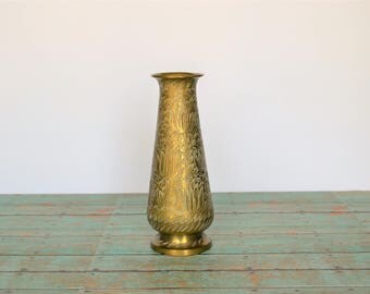 India brass vase | Etsy