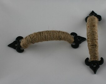 Rope drawer pulls | Etsy