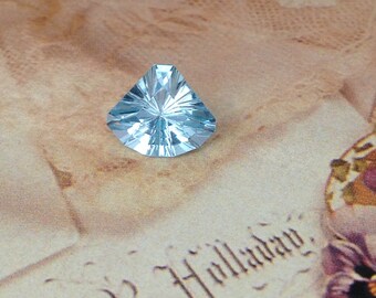 Blue triangle stone | Etsy