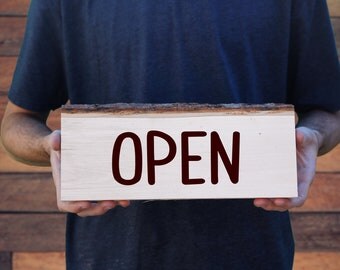 Open closed sign | Etsy