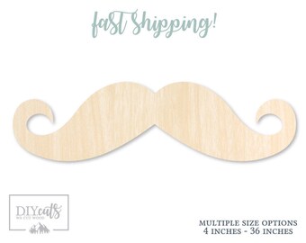Mustache cut outs | Etsy