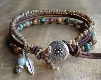 Bohemian bracelet | Etsy