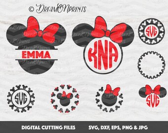 Minnie monogram | Etsy