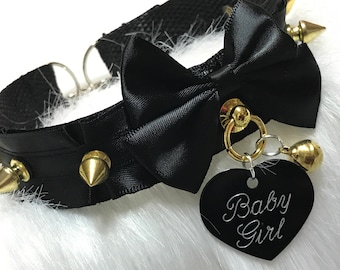 Baby girl collar | Etsy
