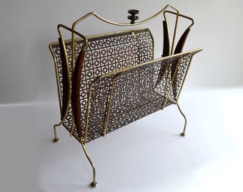 Modern magazine rack | Etsy