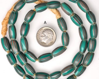 Striped trade beads | Etsy