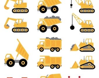 Premium Yellow Construction Clipart Truck Clipart