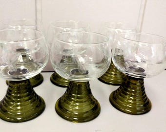 German wine glasses | Etsy