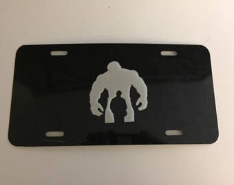 Hulk license plate | Etsy
