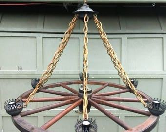 Wagon wheel light | Etsy
