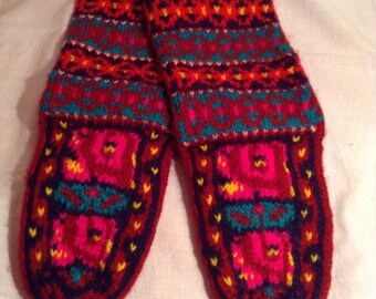 Hand knit socks | Etsy