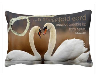 Swans In Love Micro Mini Crochet Swan Amigurumi Miniature