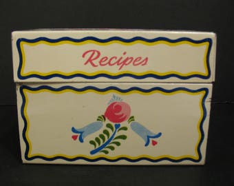 Recipe card box | Etsy