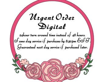 Urgent order | Etsy