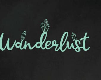 Wanderlust decal | Etsy
