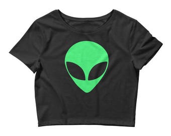 Alien crop top | Etsy
