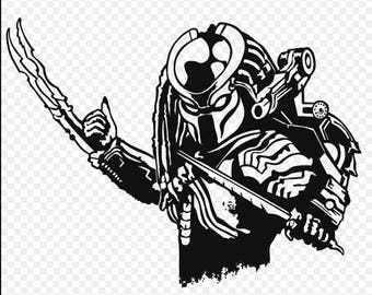 Predator car decal | Etsy