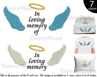 Memorial embroidery | Etsy